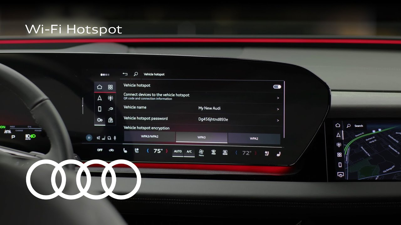 Audi Q6 e-tron Tech Tutorial: Wi-fi Hotspot - EVSHIFT