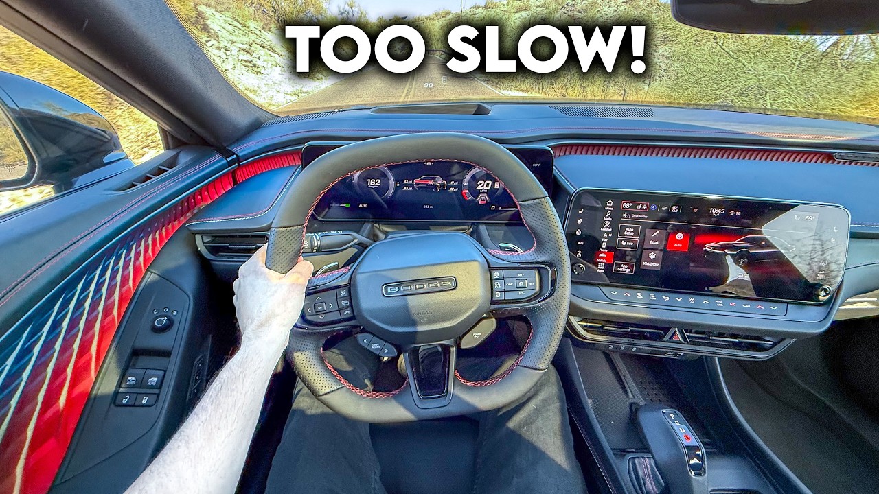 2025 Dodge Charger Daytona POV Drive Review - An Electric Hellcat ...