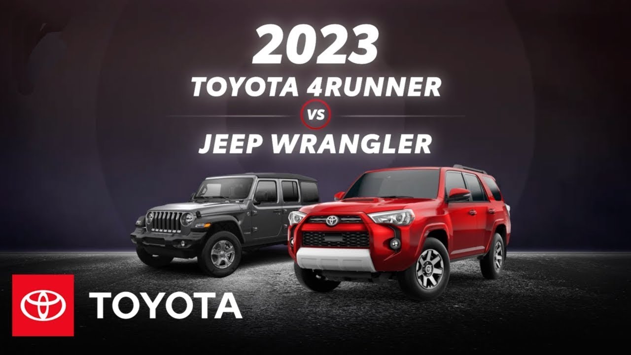 2023 Toyota 4Runner vs 2023 Jeep Wrangler | Toyota - EVSHIFT
