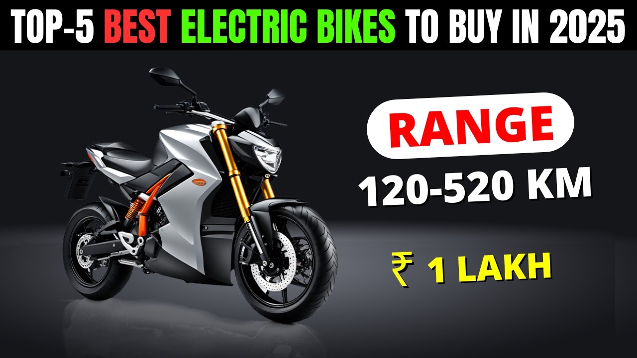 TOP 5 BEST ELECTRIC BIKES IN INDIA 2025 | Price, Range, Review | ELECTRIC BIKES 2025 - EVSHIFT