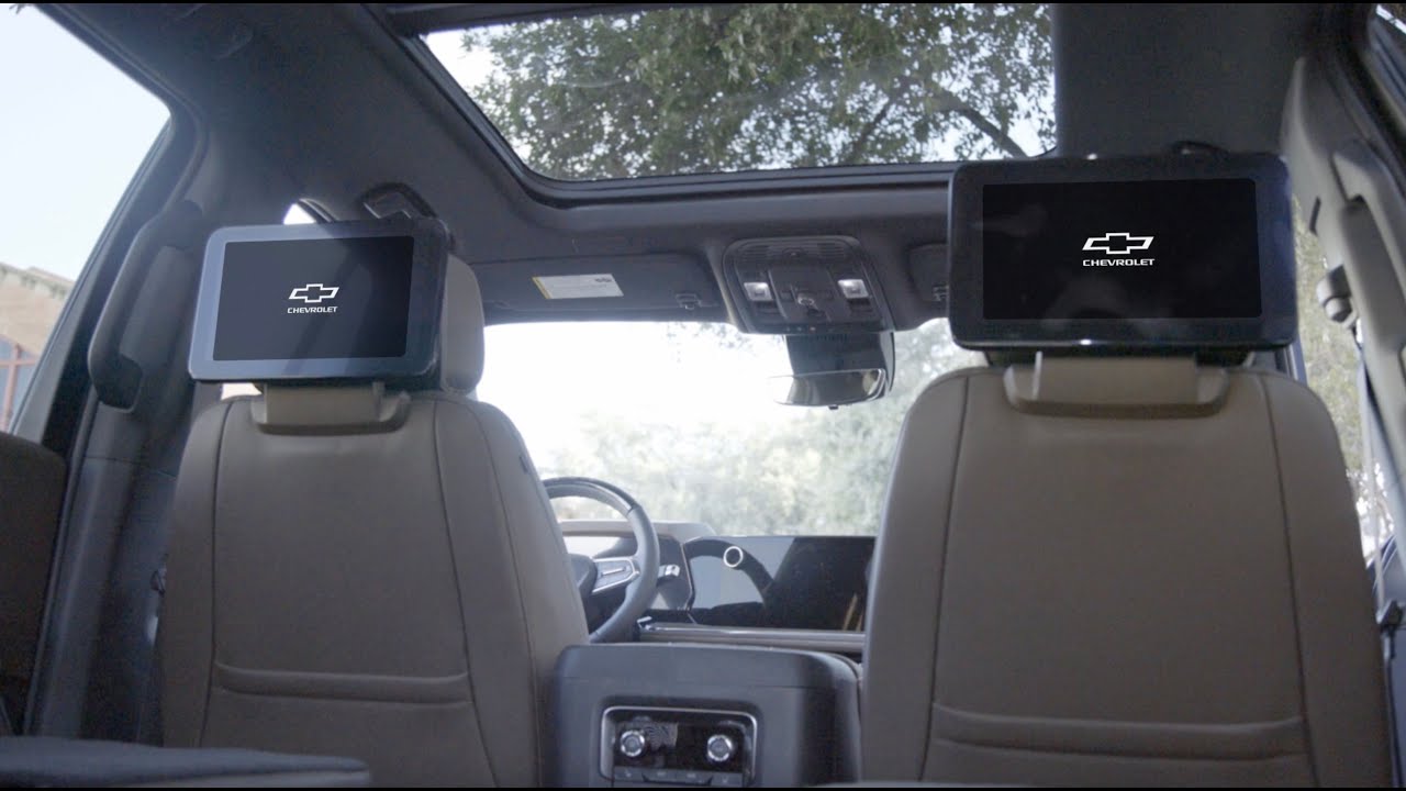 Rear-Seat Entertainment in the Chevy Tahoe and Suburban | Chevrolet ...