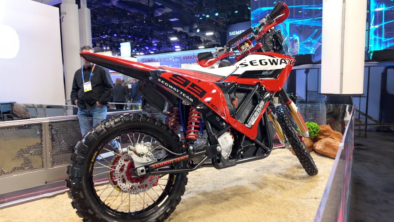 CES 2025: Segway's NEW E-BIKES! Xyber + Xafari + Dakar Race Bike! - EVSHIFT