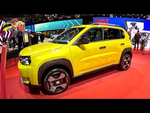 Fiat Grande Panda E full electric compact city car auto vehicle mini ...