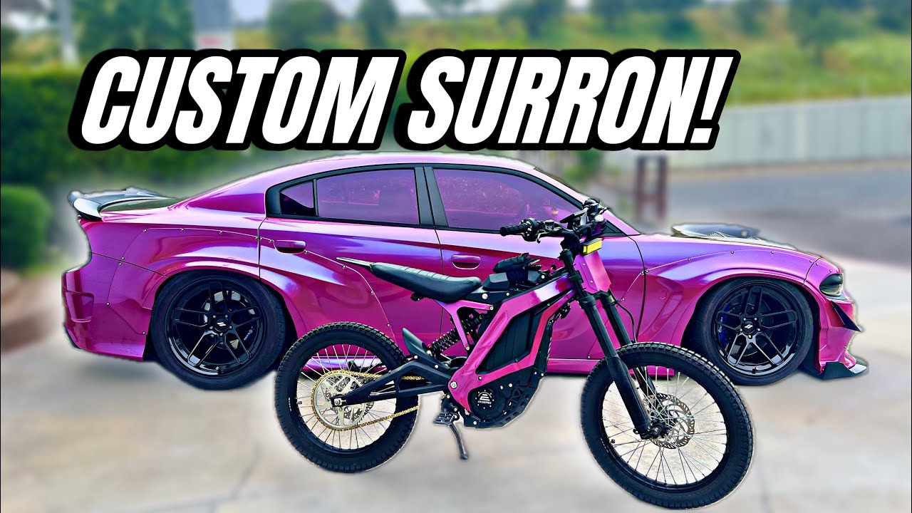 I CUSTOM VINYL WRAPPED MY SURRON!! #surron #vinyl #eridepro #ebike # ...