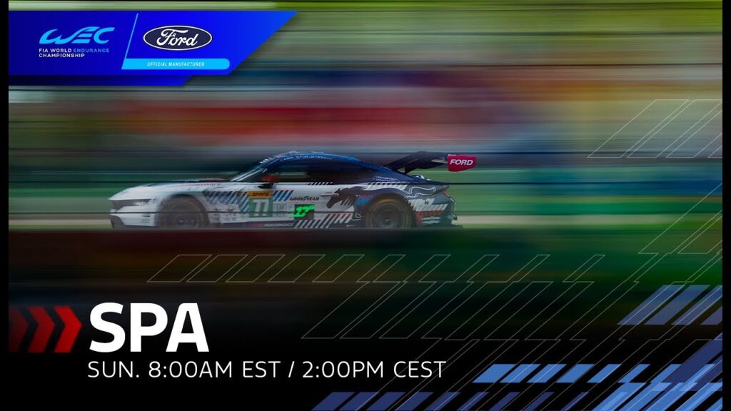 Ford Mustang GT3 Onboard Cam | 2025 FIA WEC 6 Hours of Spa | Ford ...