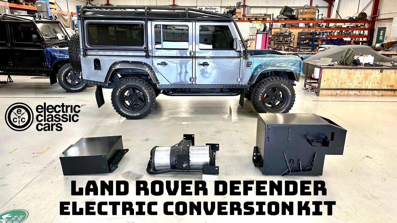 Electric Land Rover Defender conversion kit - EVSHIFT