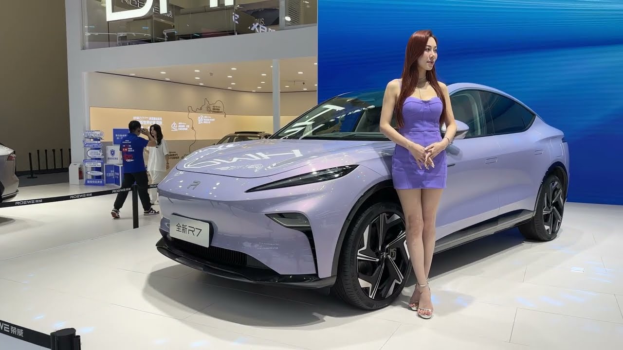 All New 2025 SAIC ROEWE RISING R7 EV Walkaround - EVSHIFT