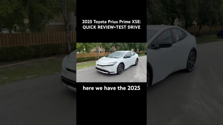 2025 Toyota Prius Prime: QUICK REVIEW+TEST DRIVE #cars #toyota #prius # ...