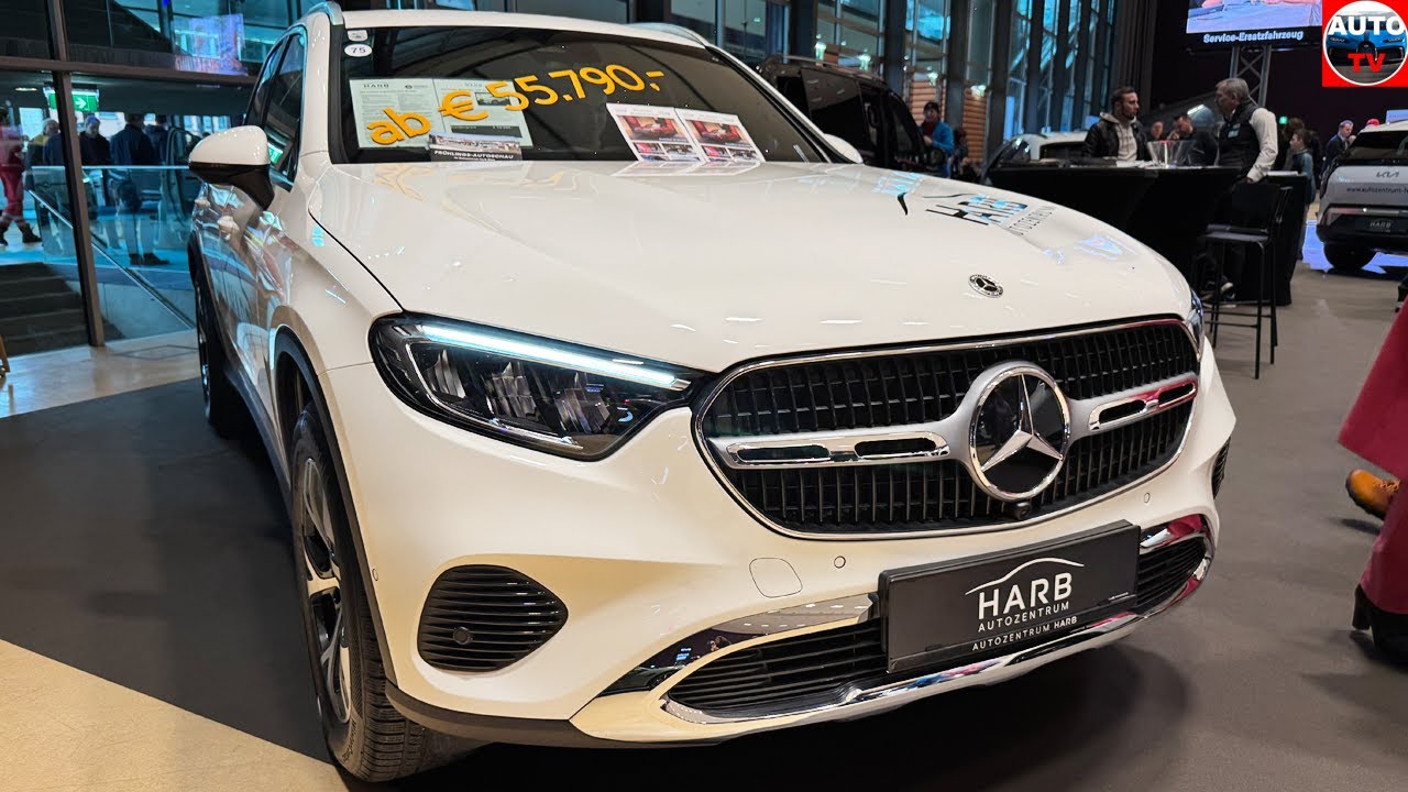 MERCEDES GLC 300de 2025 - visual REVIEW (333 HP diesel HYBRID) - EVSHIFT