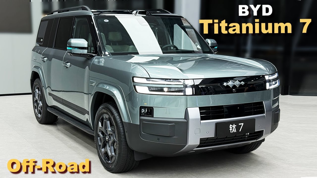 All-New BYD Leopard Titanium 7 - Bold Boxy PHEV SUV Full Tour - EVSHIFT