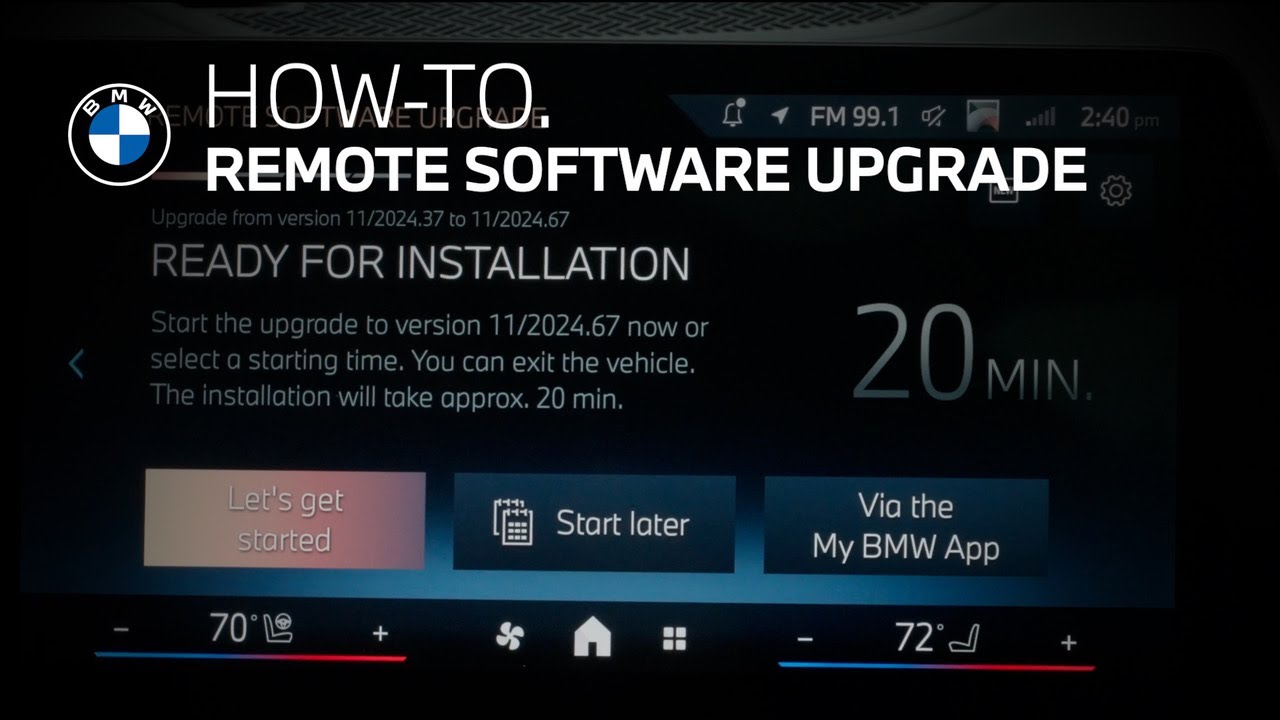 How to Perform a Remote Software Upgrade in Your BMW | BMW How-To - EVSHIFT
