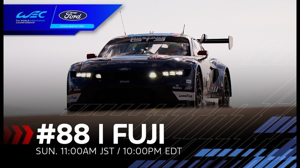Ford Mustang GT3 Onboard Cam | 2025 FIA WEC 6 Hours of Fuji | Ford ...