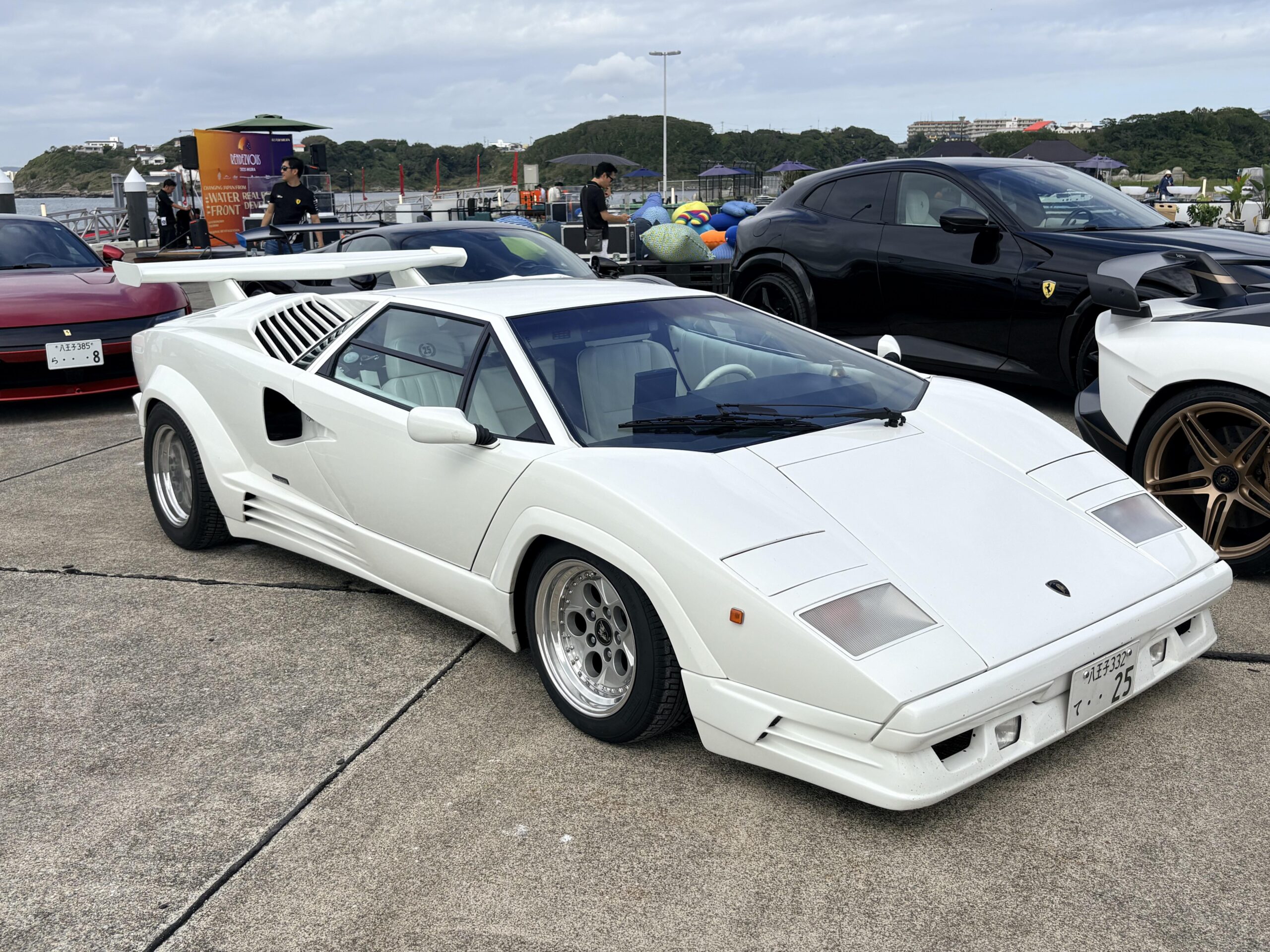 [Lamborghini Countach] at car meet in Japan - EVSHIFT