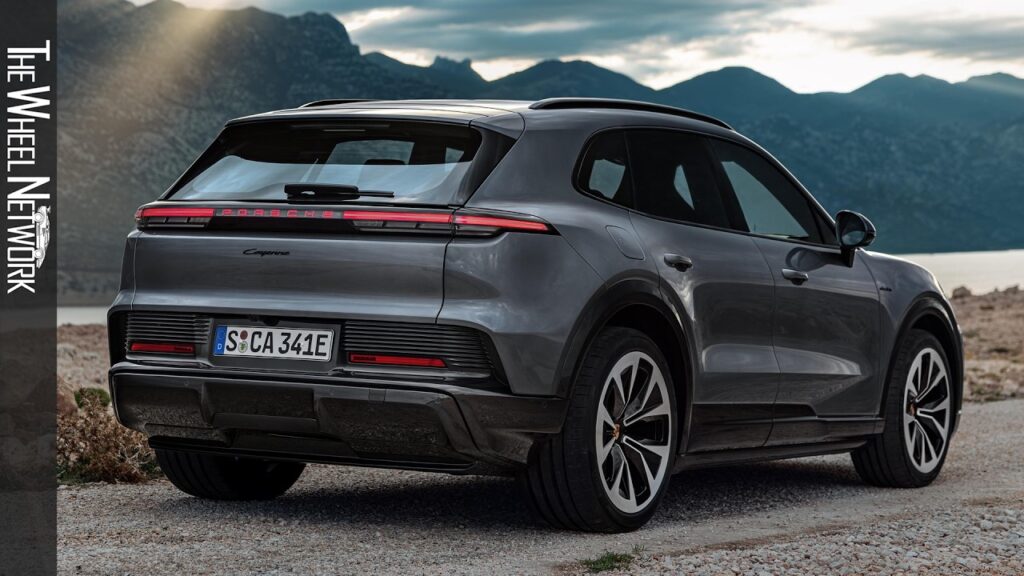 2026 Porsche Cayenne Electric | Vanadium Grey Metallic | Driving ...