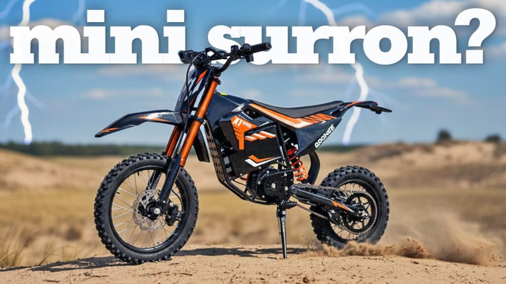 This Electric Dirt Bike Is a MINI SURRON | Qronge X1 Spark Review - EVSHIFT