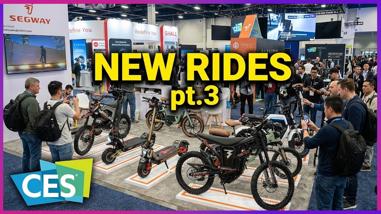 Pt.3 - Best Electric Rides of CES 2026: Scooters to Dirt bikes ...