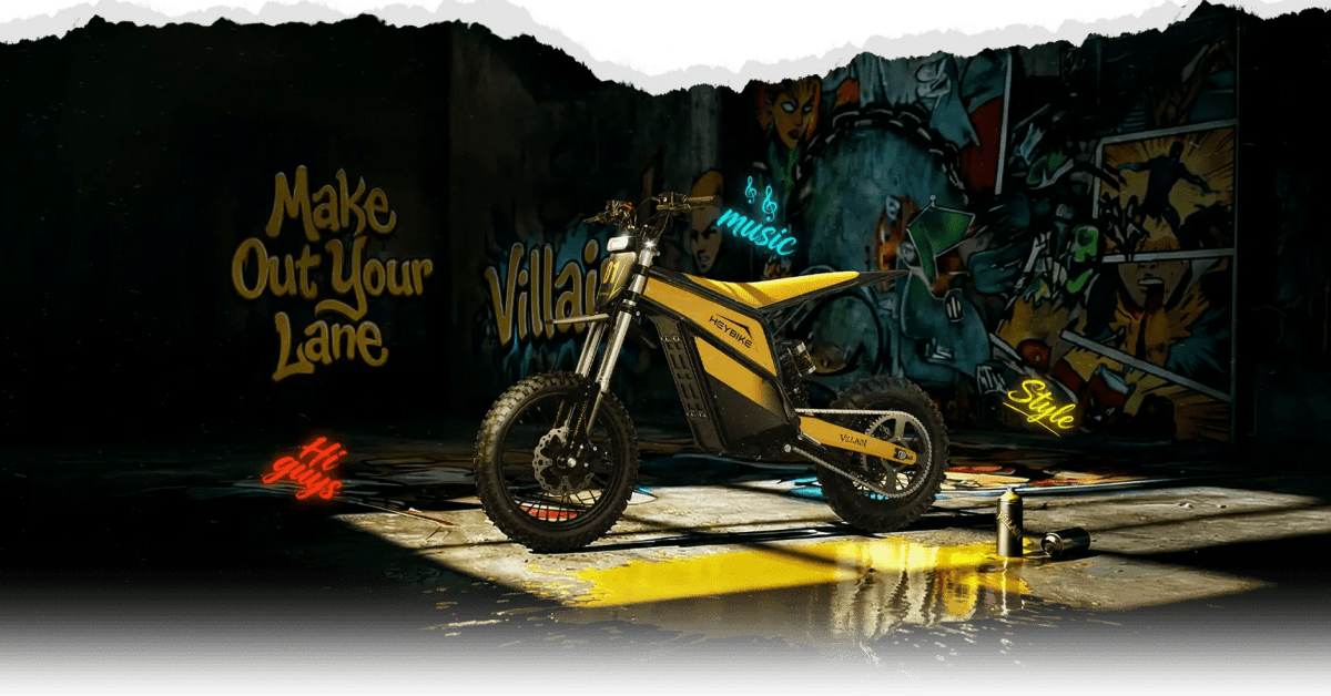 Heybike Villian launched as low-cost 45 MPH light electric dirt bike ...