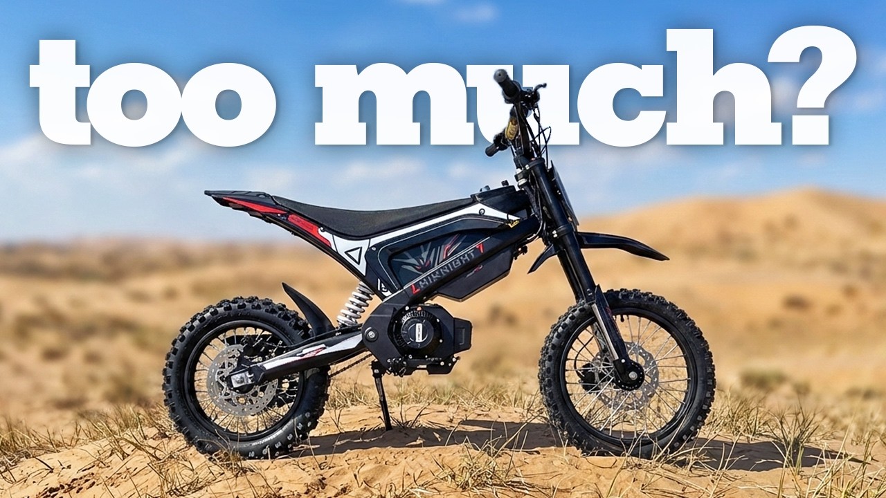 Mini Electric Dirt Bike with 250Nm?! | HiKnight GTX1 Review - EVSHIFT