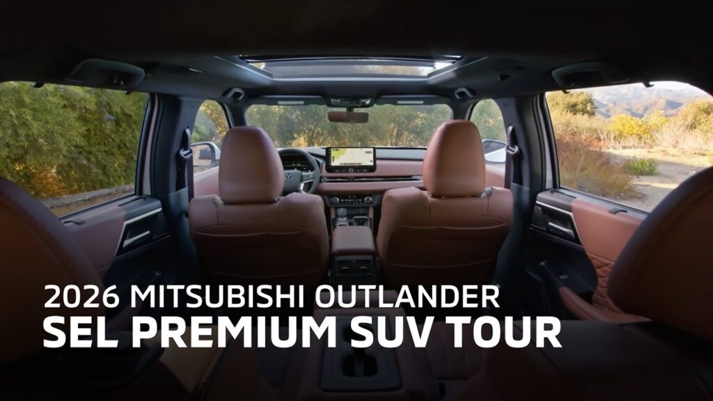2026 Mitsubishi Outlander SEL Premium SUV Tour | Mitsubishi Motors ...
