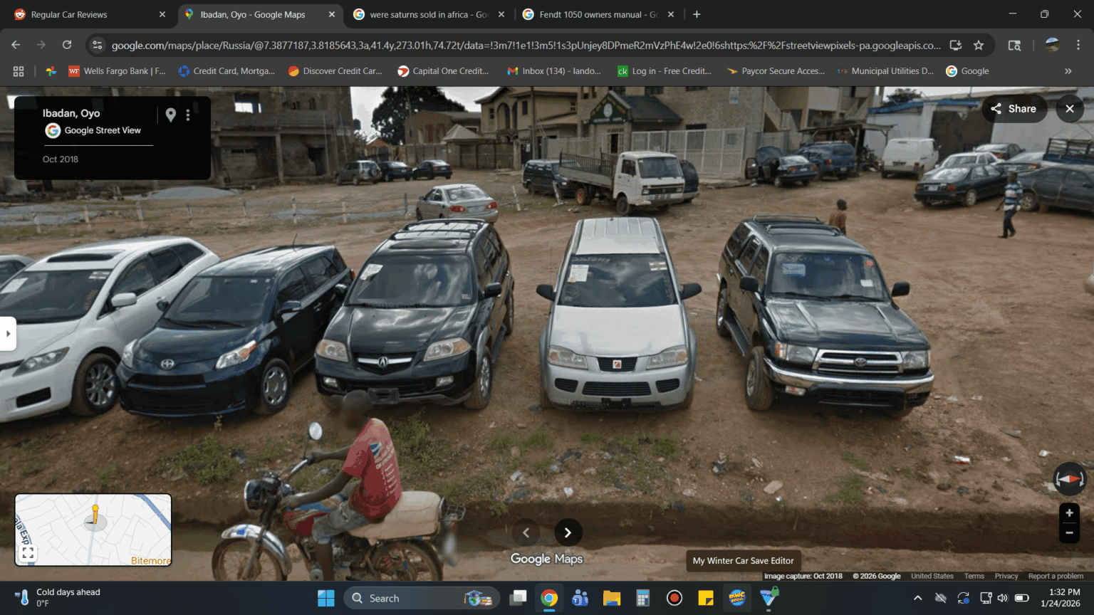 I Found a Saturn in Central Africa on Google Street View - EVSHIFT