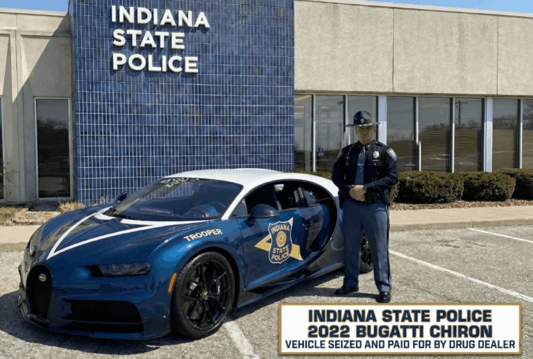 Indiana State Police seized and repurposed Bugatti Chiron - EVSHIFT