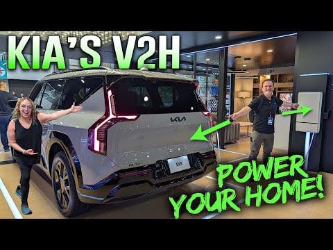 Power Your Home with Your Car! Kia EV9 V2H Explained - EVSHIFT
