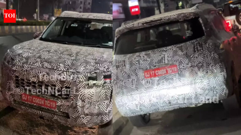 MG Motor testing Starlight 560 Hybrid SUV in India: Spy images, details ...