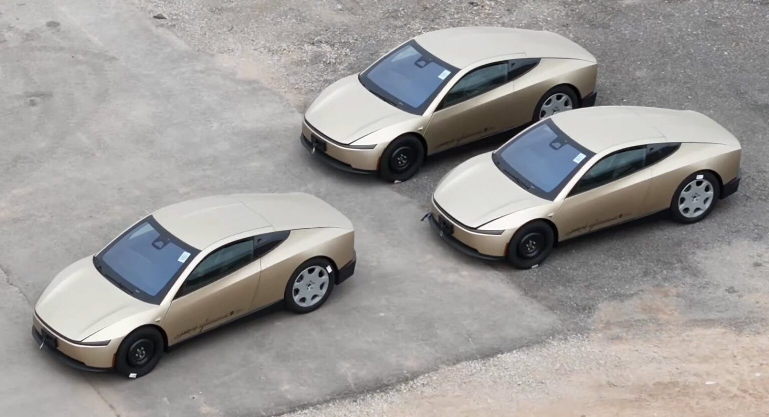 Multiple newly built Tesla Cybercabs spotted at GigaTexas - EVSHIFT