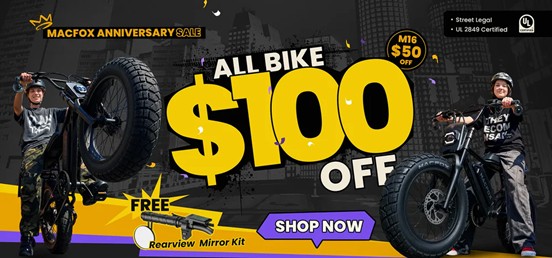 Macfox Launches Anniversary Sale with Up to $100 Off Select Electric ...