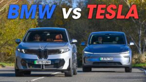 600-mile test! New BMW iX3 vs Tesla Model Y ROAD TRIP - EVSHIFT