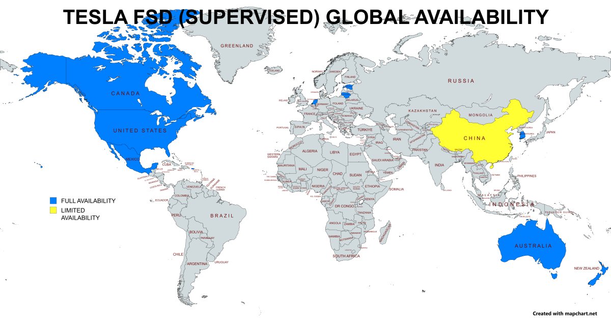 Tesla FSD Expansion History: Where It's Live and What's Next - EVSHIFT
