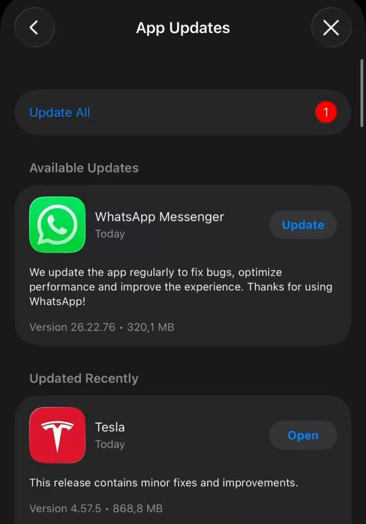 Tesla App 4.57.5 Stuck in Update Loop: How to Fix It - EVSHIFT