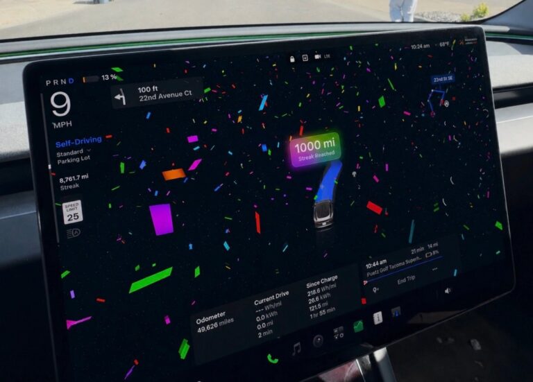 Tesla Adds FSD Streak Celebrations in FSD V14.3.4 - EVSHIFT